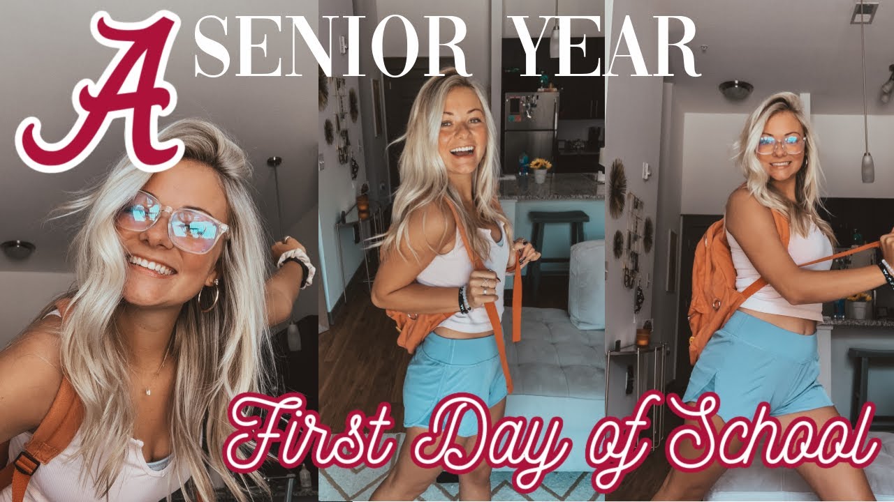 FIRST DAY OF COLLEGE CLASSES | senior year: my last first day EVER ...