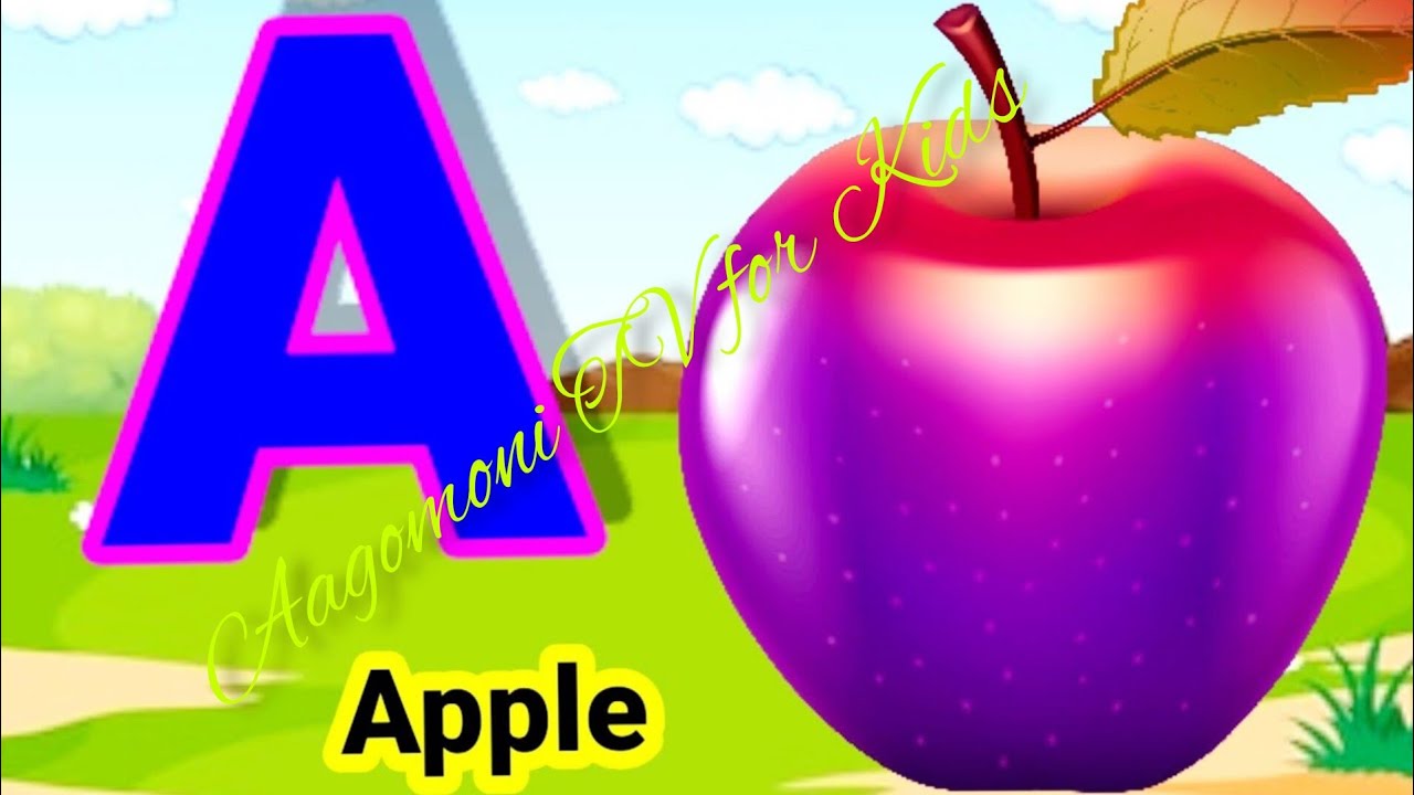 ABCD learning/abc song /abcd phonetics /abc/A for apple b for ball/abcd ...