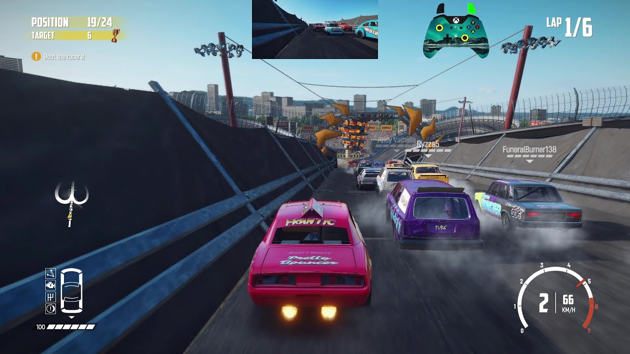 Wreckfest 24.09.26 Tournament Banger Race - Sweeper - YouTube