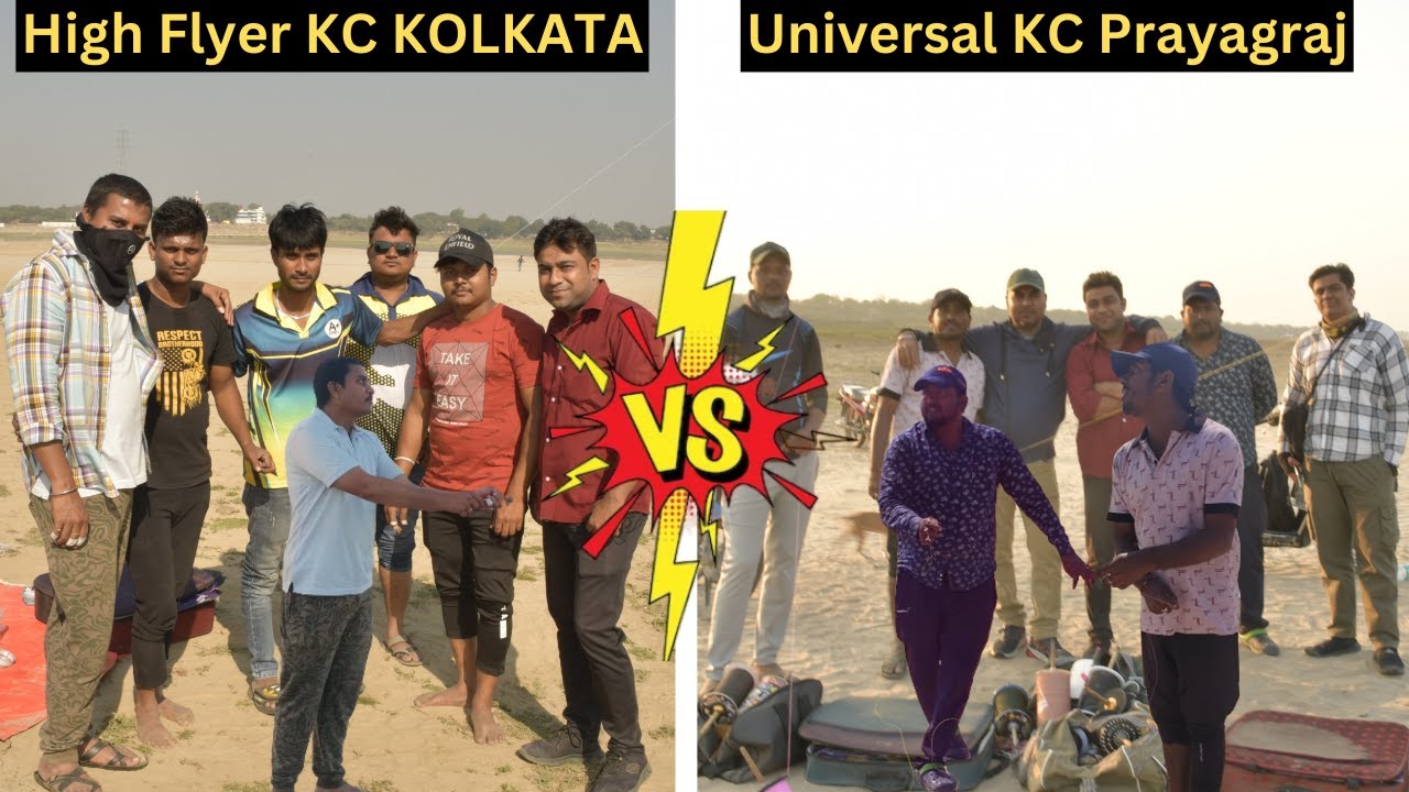High Flyer KC Kolkata vs Universal KC Prayagraj | Club Kite Fighting ...