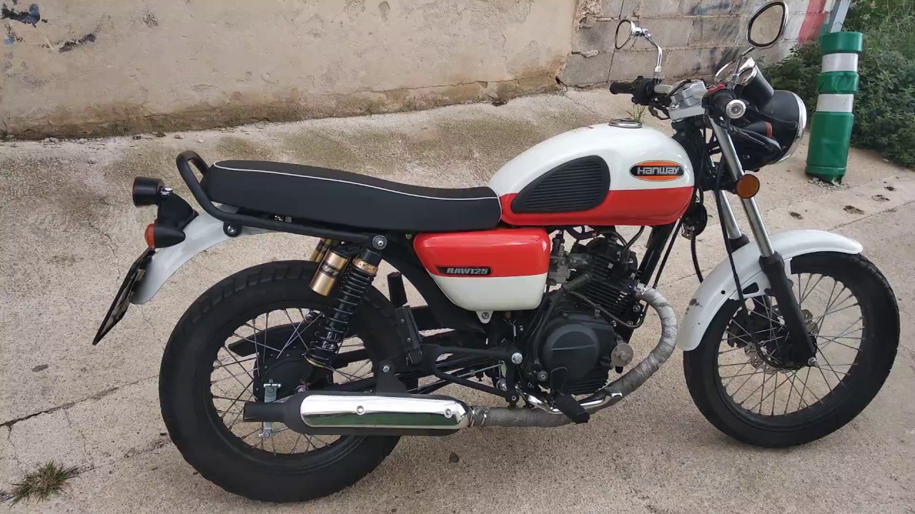 Hanway Raw 125 modificada Cafe Racer - YouTube