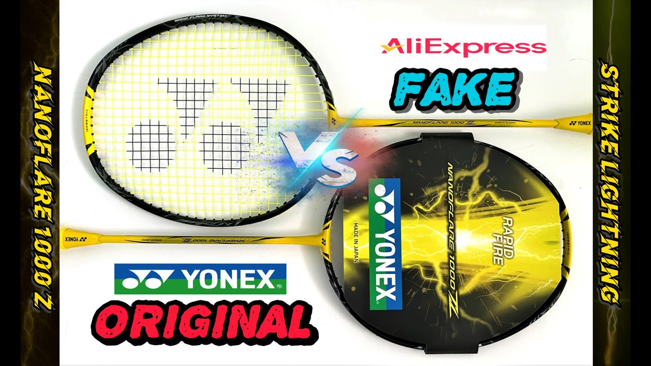 I BOUGHT FAKE RACKET YONEX NANOFLARE 1000Z FROM ALIEXPRESS.... ANY GOOD ...