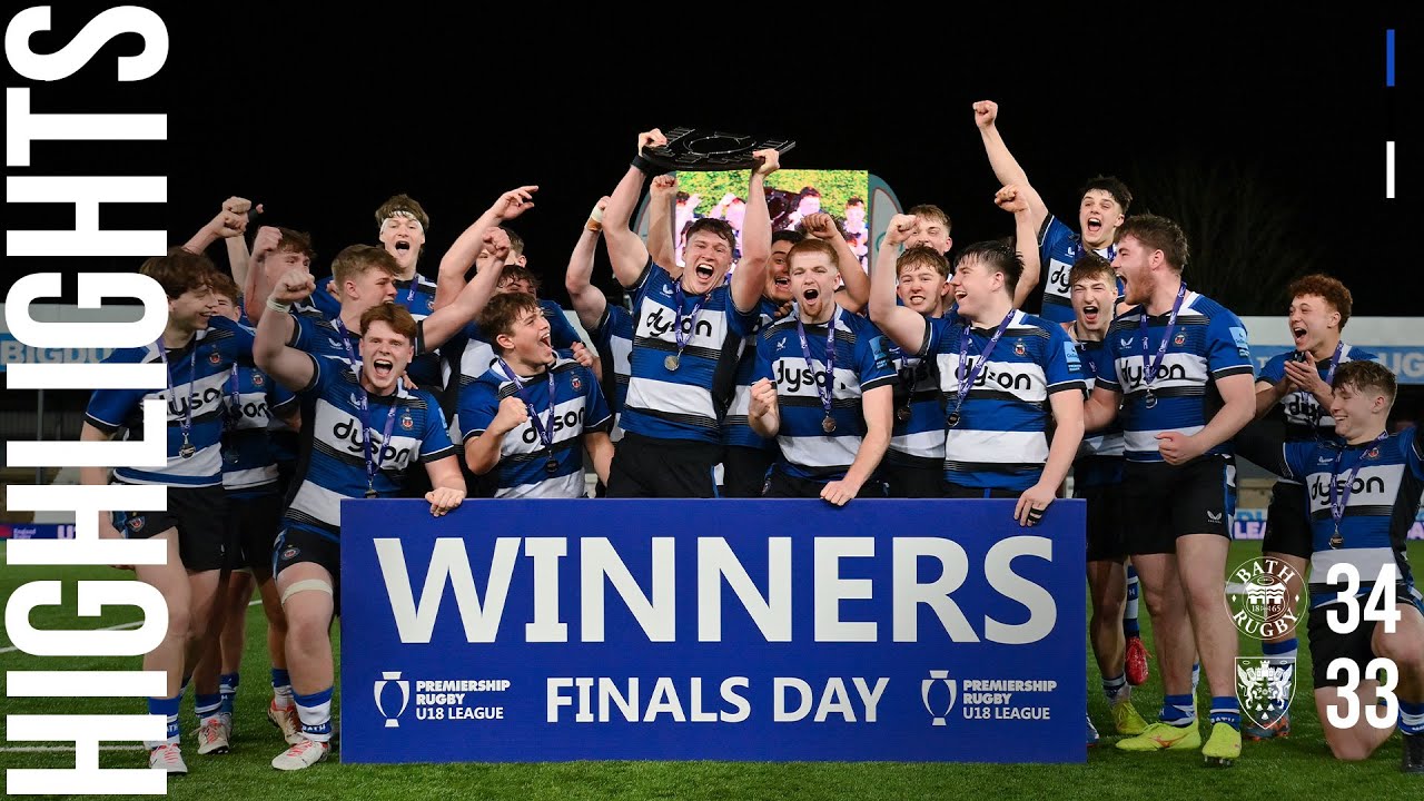 📺 Highlights Bath Rugby U18 v Northampton Saints U18: Finals Day - YouTube