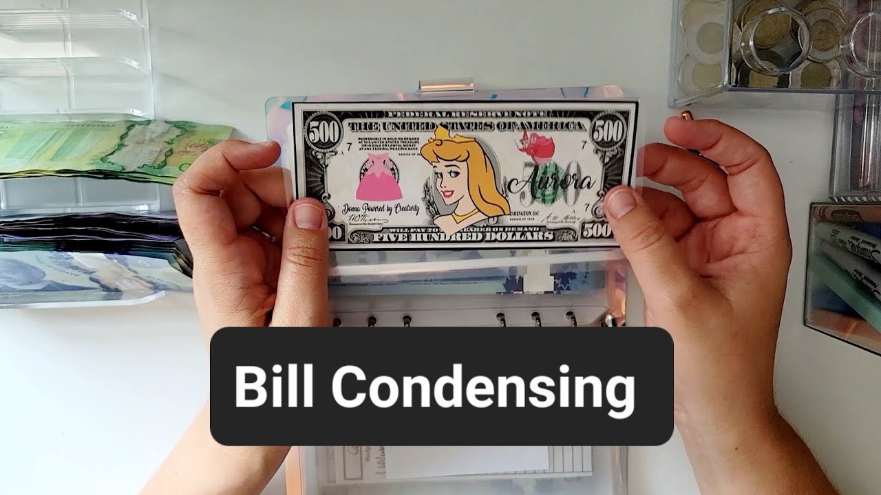 Bill Condensing/ Bill Swap | Reallocating Finished Savings Challenge ...