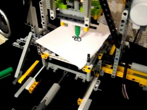 Arduino & Lego build CNC drawing - YouTube