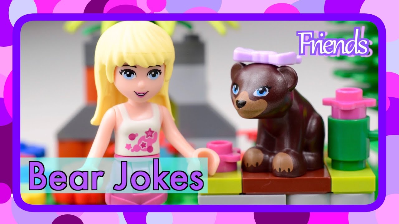 Lego Friends: Bear jokes by Stephanie #1 / Lego stop motion animation ...