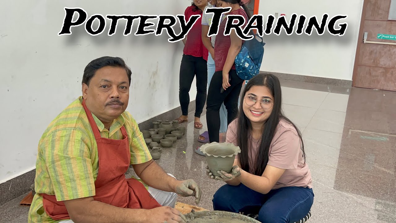 Pottery training // pottery planter making - YouTube