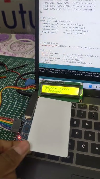 Arduino RFID Attendance System. #rfid - YouTube