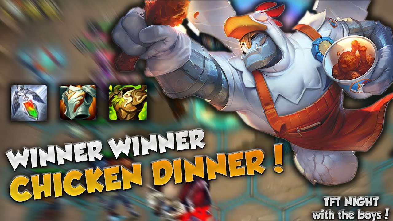 WINNER, WINNER, CHICKEN DINNER! Tank Galio FTW! | Teamfight Tactics ...