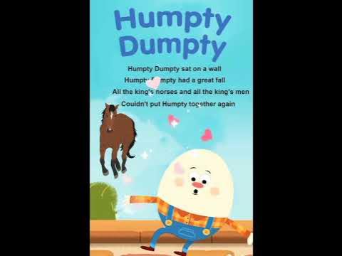 🥚🐣Humpty Dumpty Nursery Rhyme - English Rhymes #rhymes #poem #youtube # ...