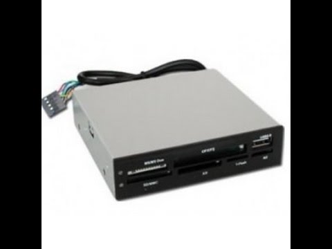 como instalar un lector de targetas interno en un pc de sobremesa - YouTube