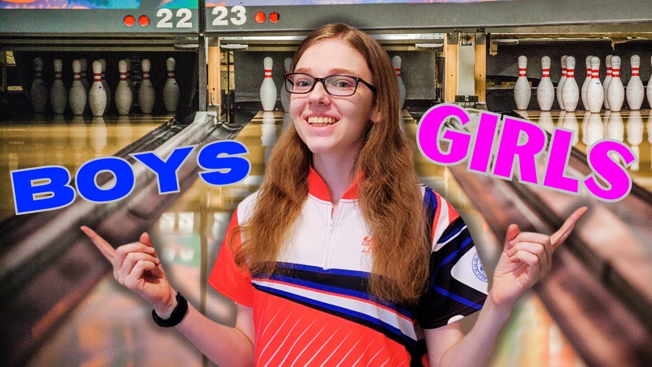 Guys and Girls FACE OFF in CLOSE BOWLING MATCH! - YouTube