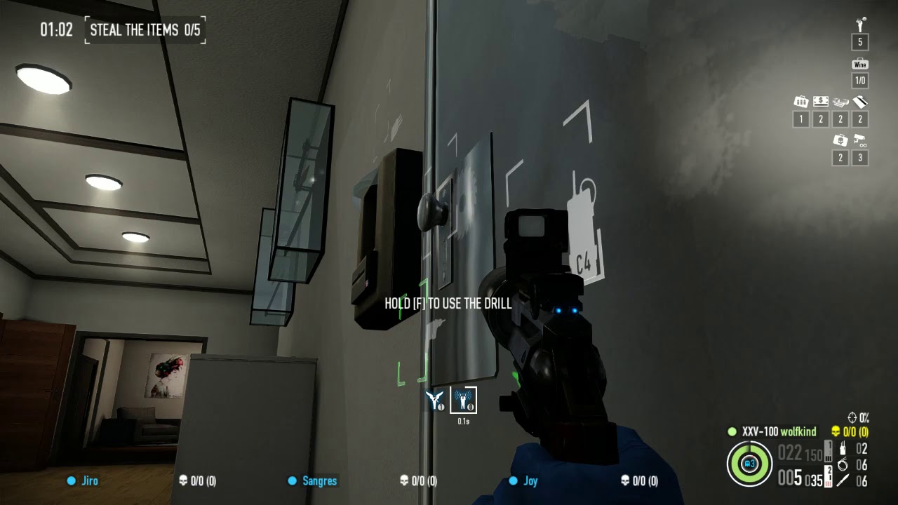 PAYDAY 2 Framing Frame Day 3 The Sound Of Server Room - YouTube