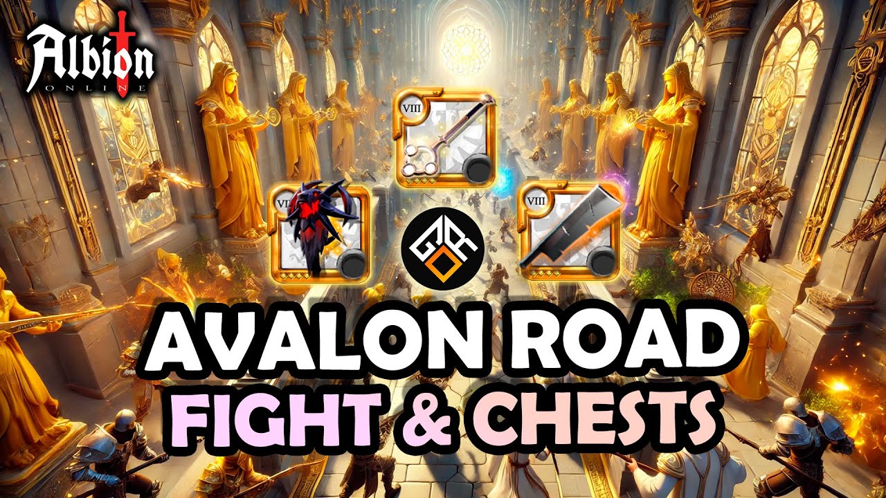 AVALON ROADS: Farming PLAYERS & CHESTS | Gordinh - ALBION ONLINE - YouTube