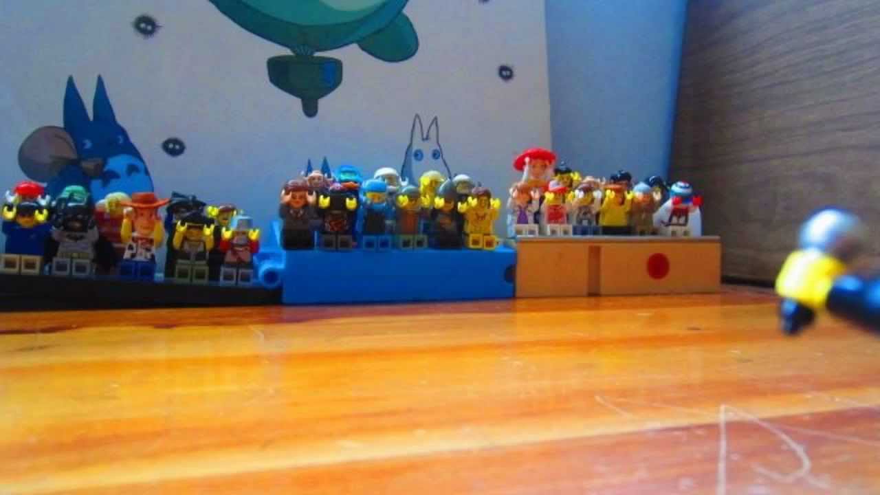 Lego LB Wrestling: John Cena Vs Professor Zoom - YouTube