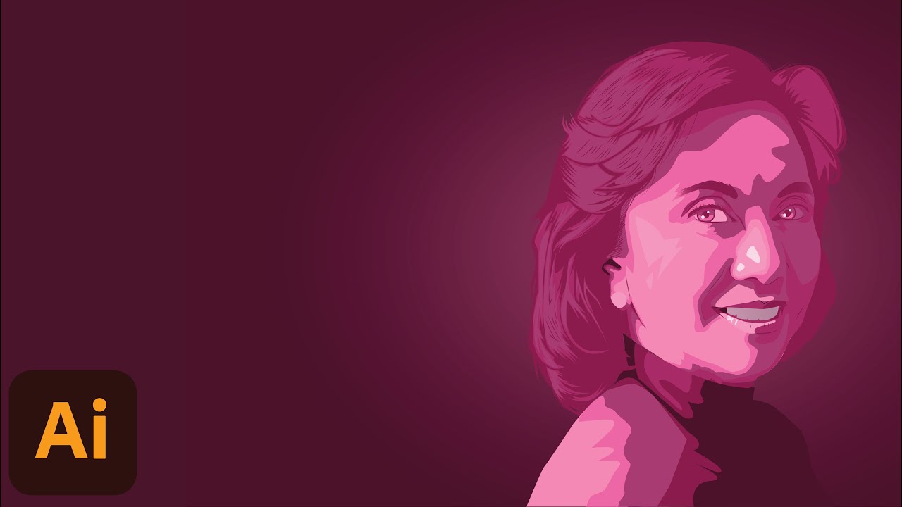 Vector Portrait in Adobe Illustrator | VP Leni Robredo Vector Art ...