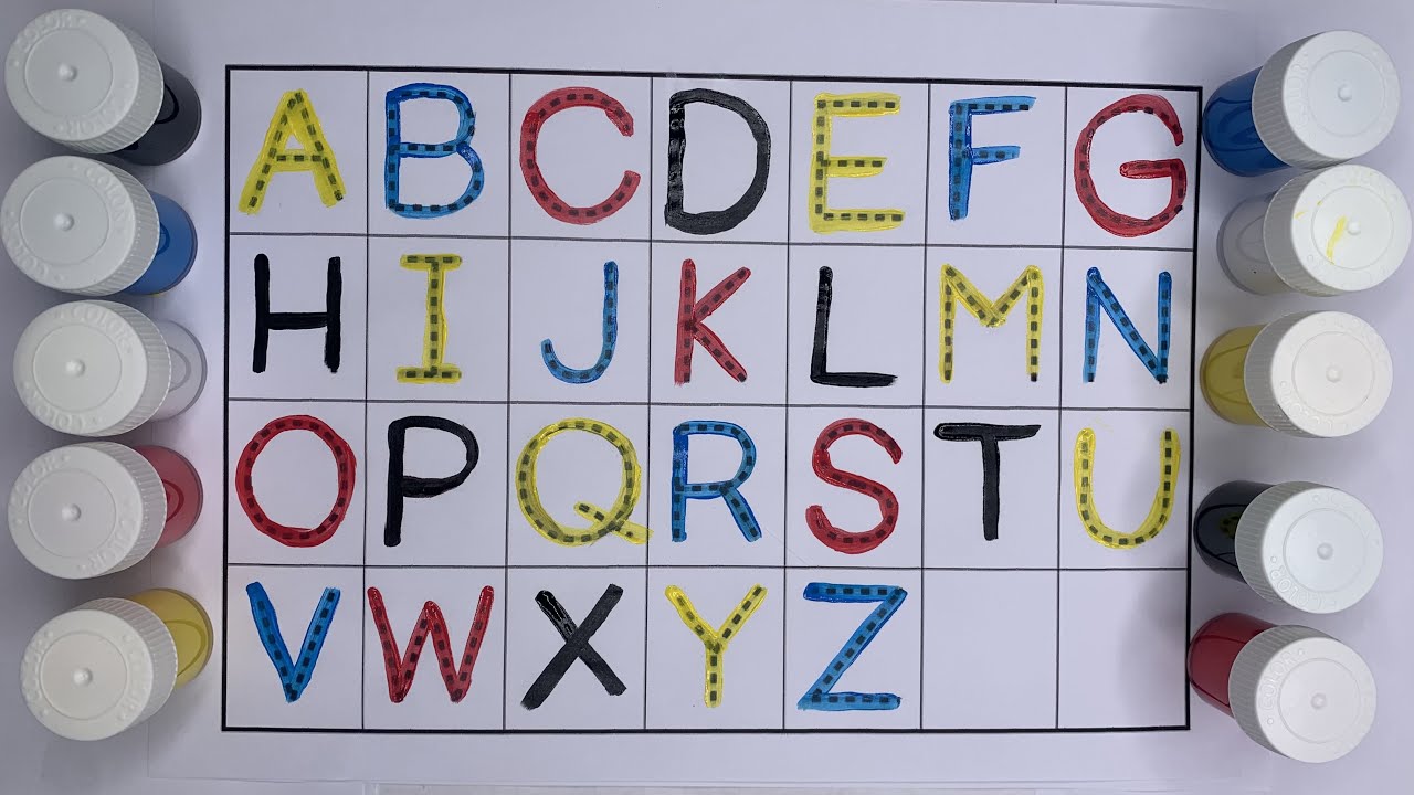 Alphabets ABC for Kids l Alphabets Writing l How to Write Capital ...