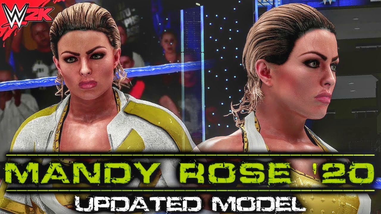 Mandy Rose 2020 Summerslam w/ New Updated Model | WWE 2K Game Mods ...