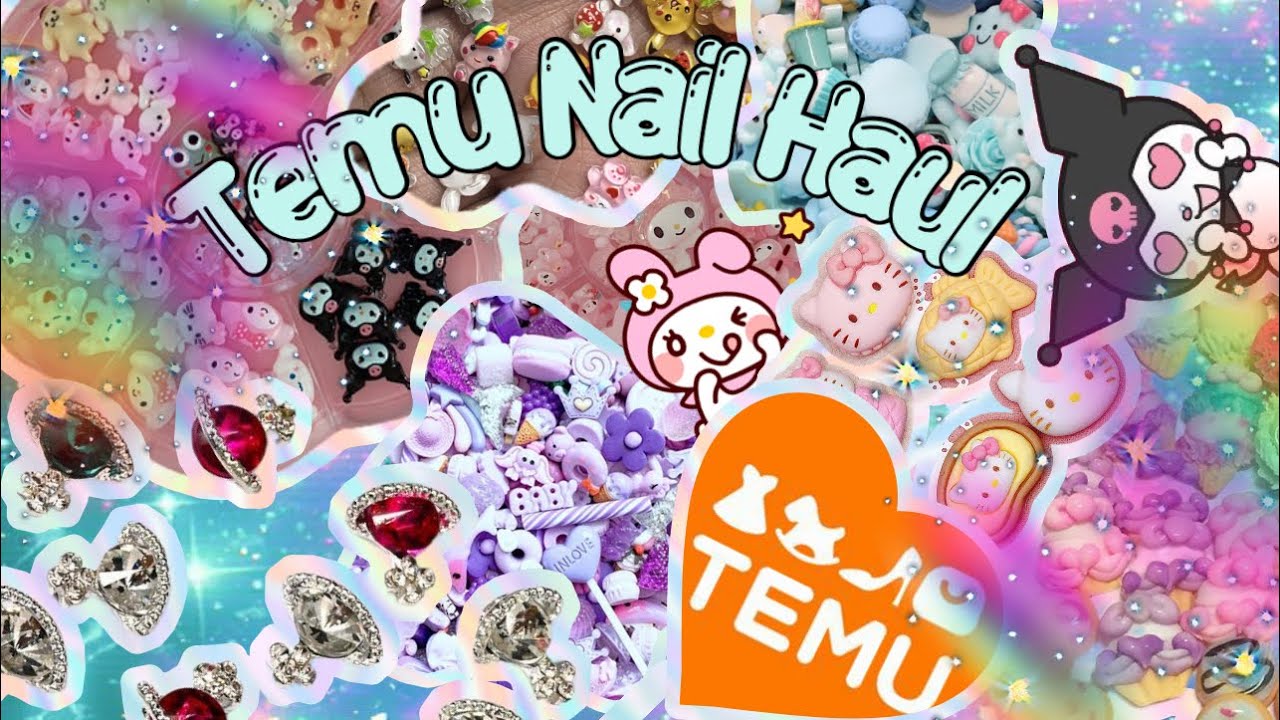 Temu haul! What I brought vs what I got! Huge temu nail haul. Nail ...