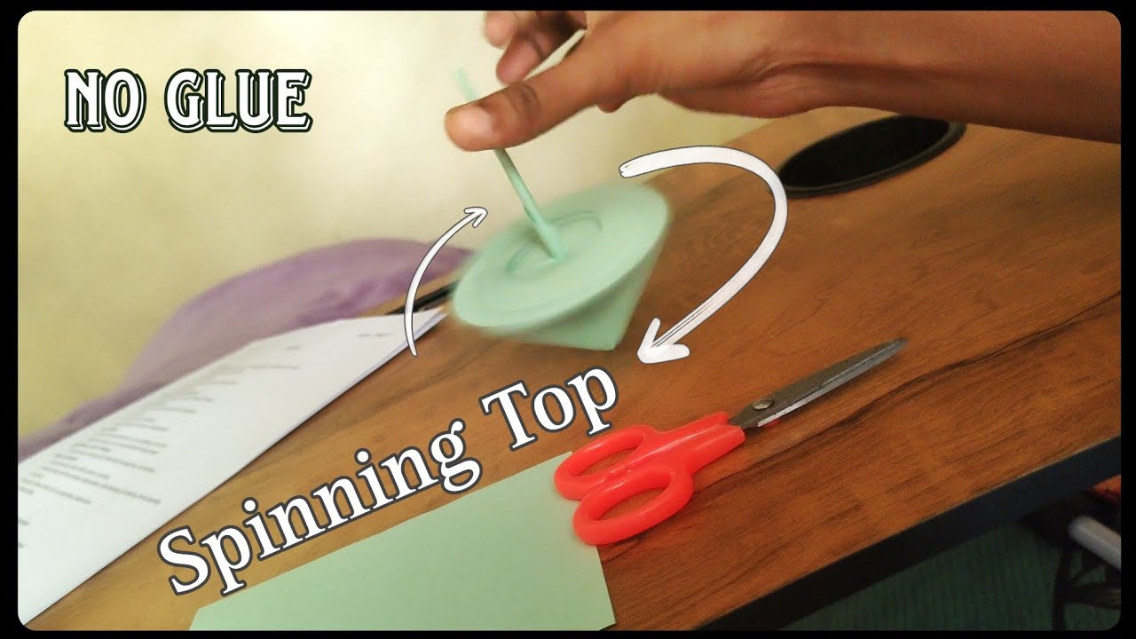 DIY Paper Spinning Toy | Origami Spinning Top Tutorial | Art beats ...