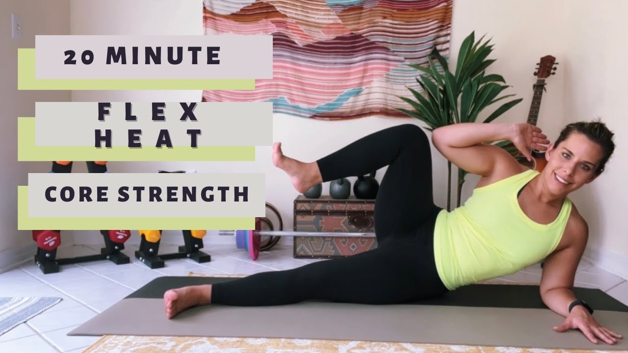 flex heat | core strength (floor) - YouTube