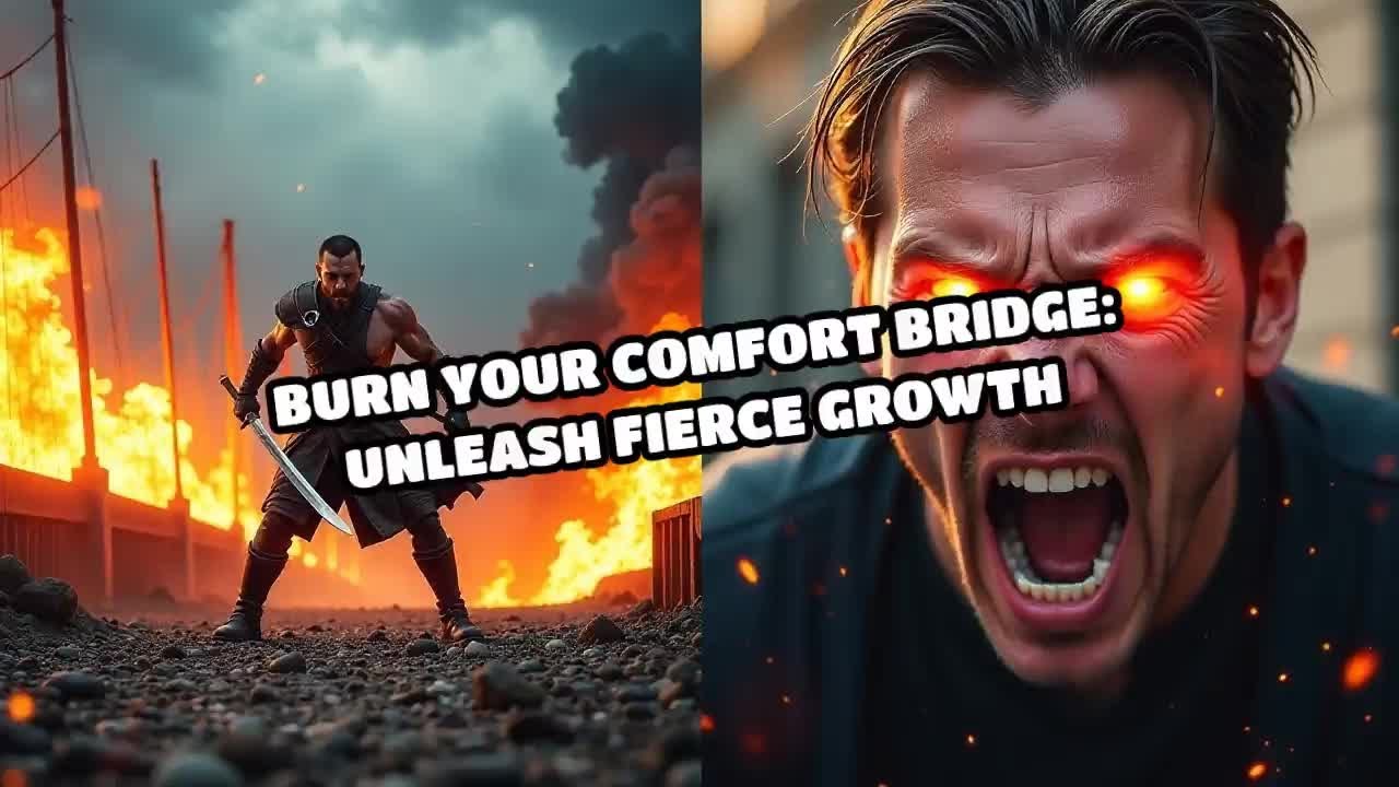 Burn Your Comfort Bridge: Unleash Fierce Growth - YouTube
