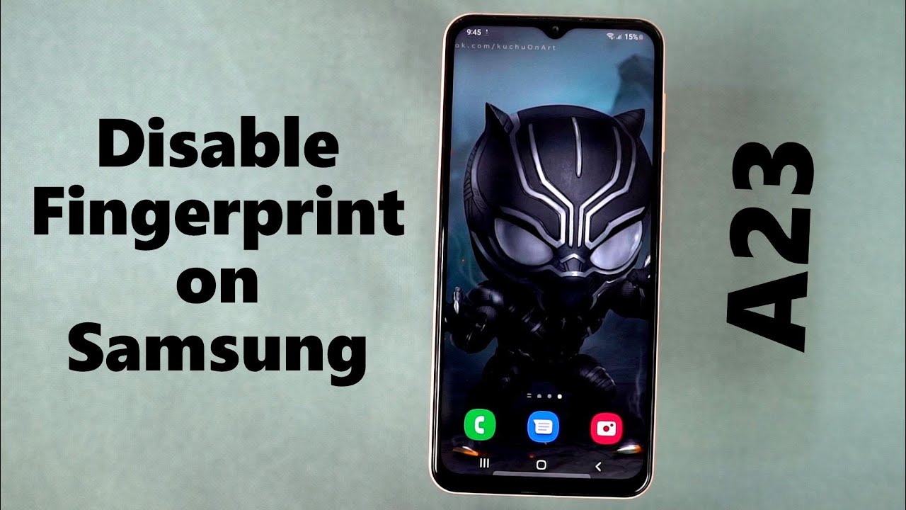 How to Disable Fingerprint on Samsung Galaxy A23 - YouTube