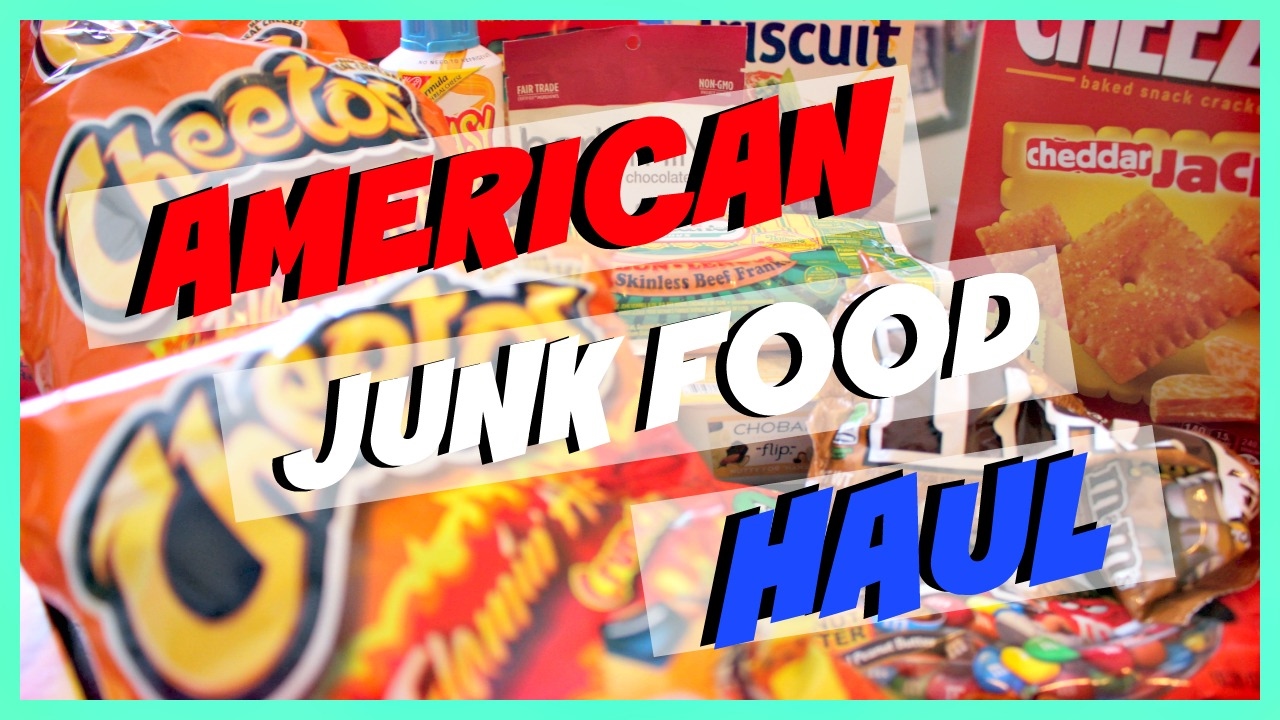 FAT GIRL DIARIES | HUGE AMERICAN JUNK FOOD HAUL! - YouTube
