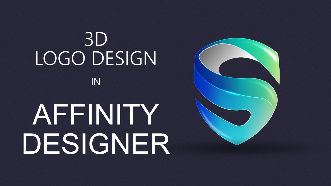 Affinity Designer | How To Create 3D Logo - YouTube