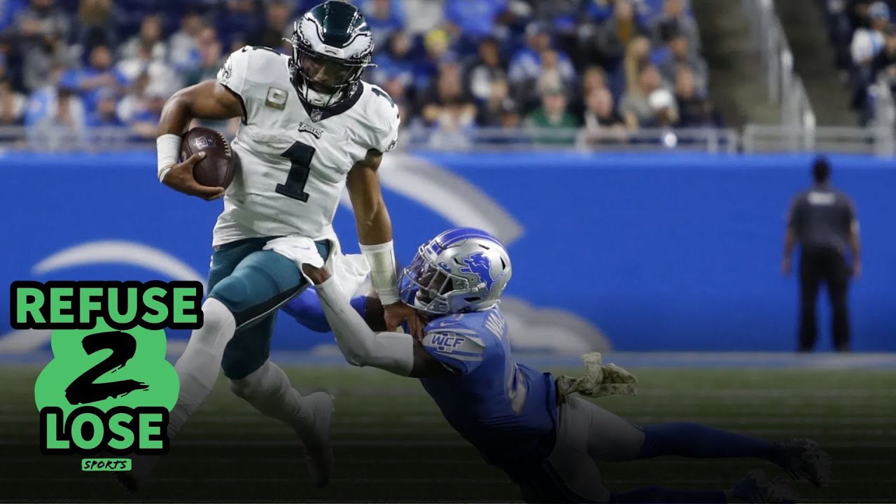 Grading Jalen Hurts Performance vs Lions | Refuse 2 Lose Sports - YouTube