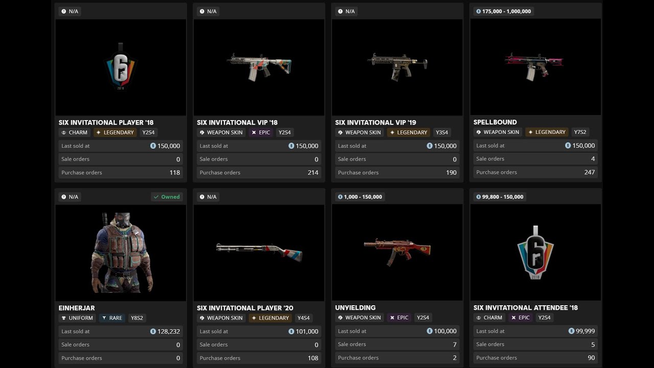 BIGGEST R6 MARKETPLACE UPDATE IS HERE! HUNDREDS OF NEW ITEMS! - YouTube