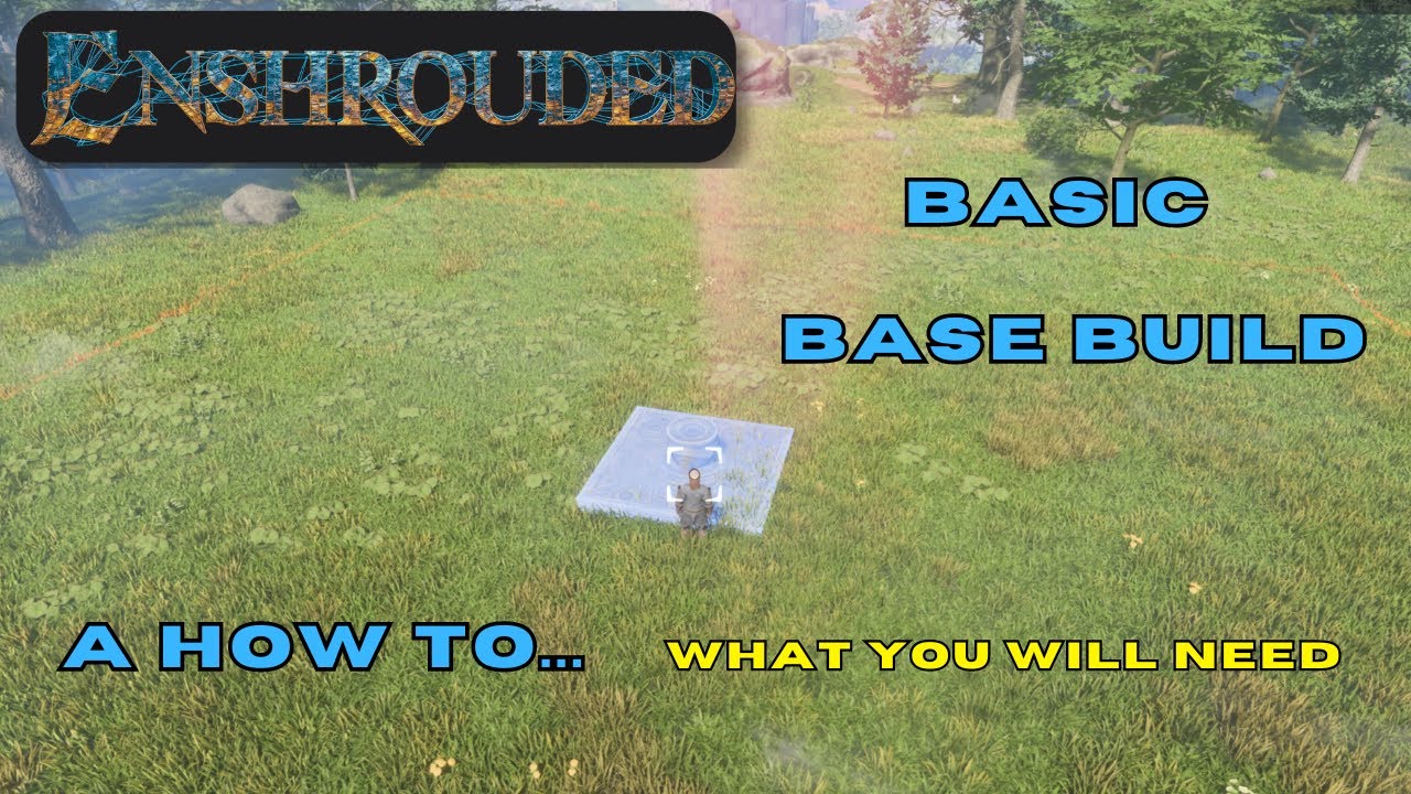 Enshrouded. How to build a base. What you need. #enshrouded #howto # ...