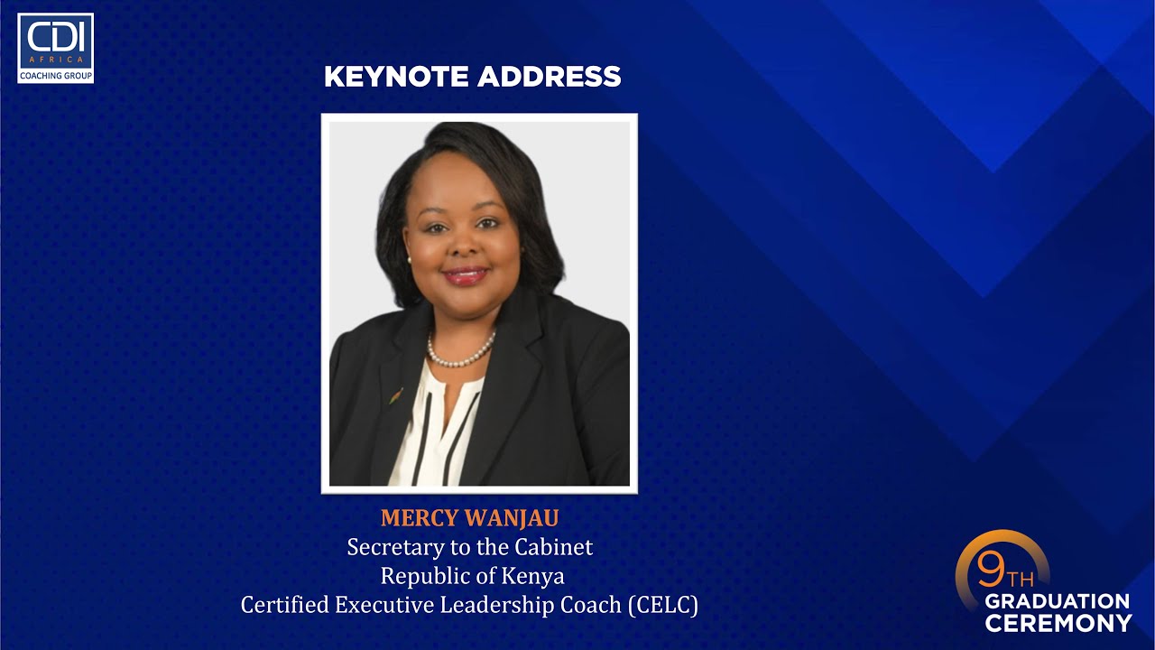 9th Annual Graduation Keynote Address: Mercy Wanjau - Secretary to the ...