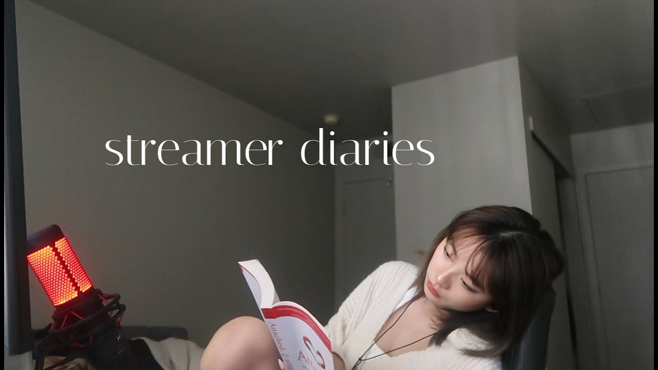 streamer diaries | setup upgrades, dealing with insomnia, editing, and school - YouTube
