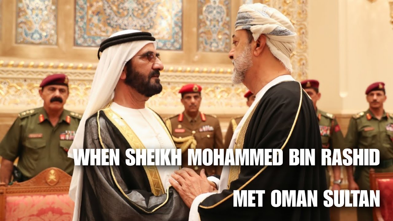 Sheikh Mohammed Bin Rashid Al Maktoum Meet Oman Sultan /King At Muscat ...