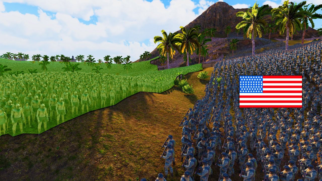 Modern US ARMY Holds Cliff VS 6 MILLION ZOMBIES! - Ultimate Epic Battle ...