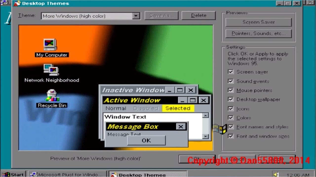 Установка Microsoft Plus! 95 (+ обзор пакета) - YouTube