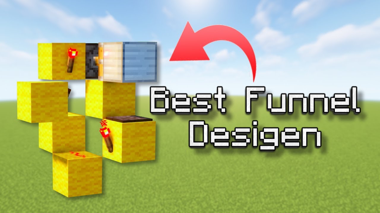 How To Build The Best Funneling System In All Of Minecraft - YouTube