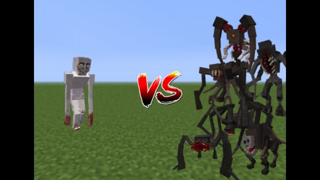 SCP 096 vs All Adapted Parasite | Minecraft mob battle - YouTube