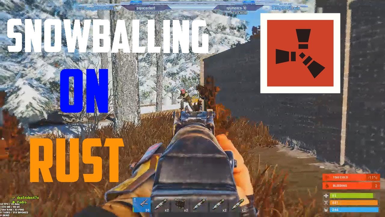 HOW TO SNOWBALL ON RUST | Rust PvP Highlights - YouTube
