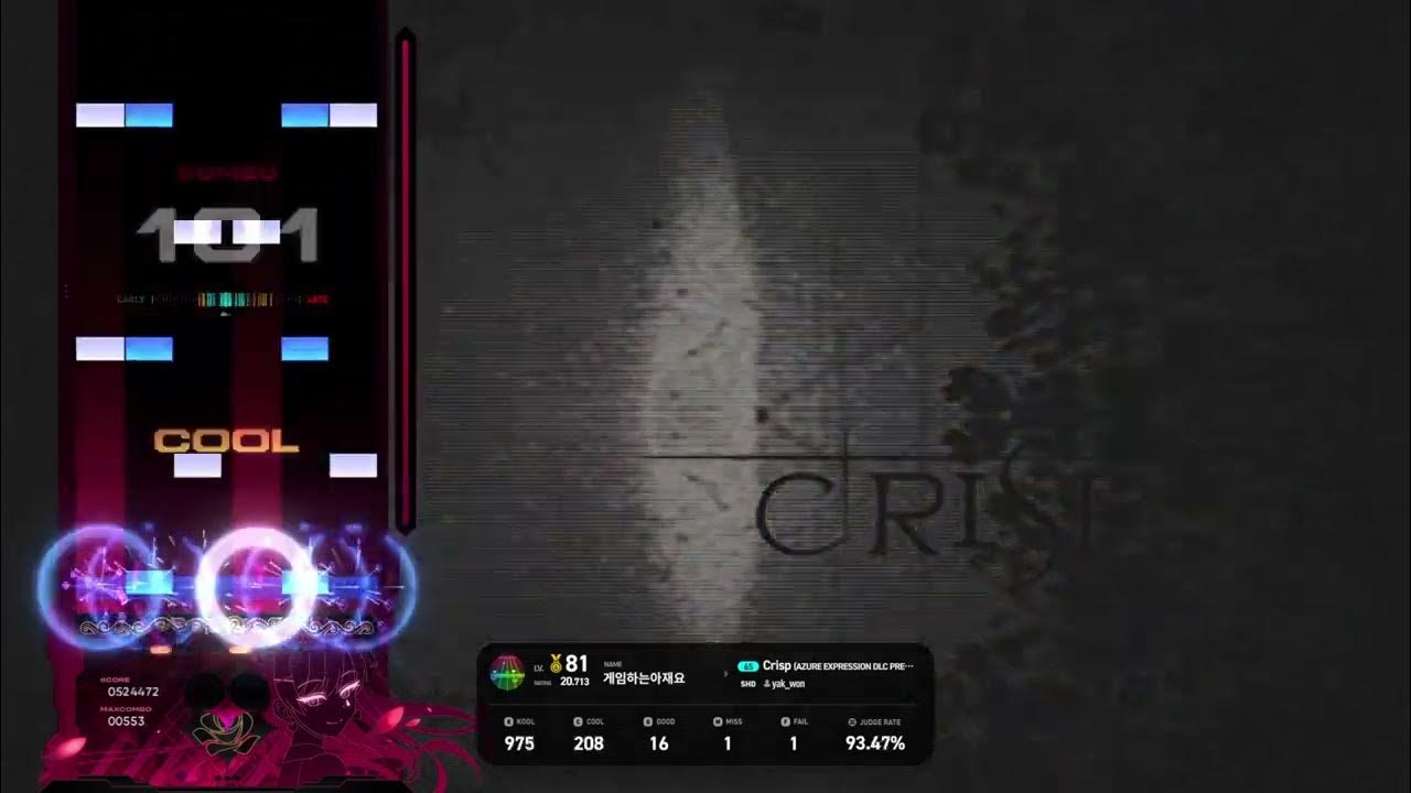 EZ2ON - Crisp (AZURE EXPRESSION DLC PREVIEW) (6S/S.HARD) - YouTube