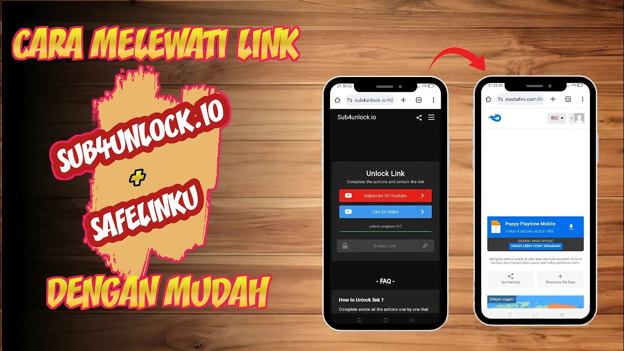 Cara Melewati Link Sub4Unlock.IO + Safelinku dengan Mudah | 100% PASTI ...