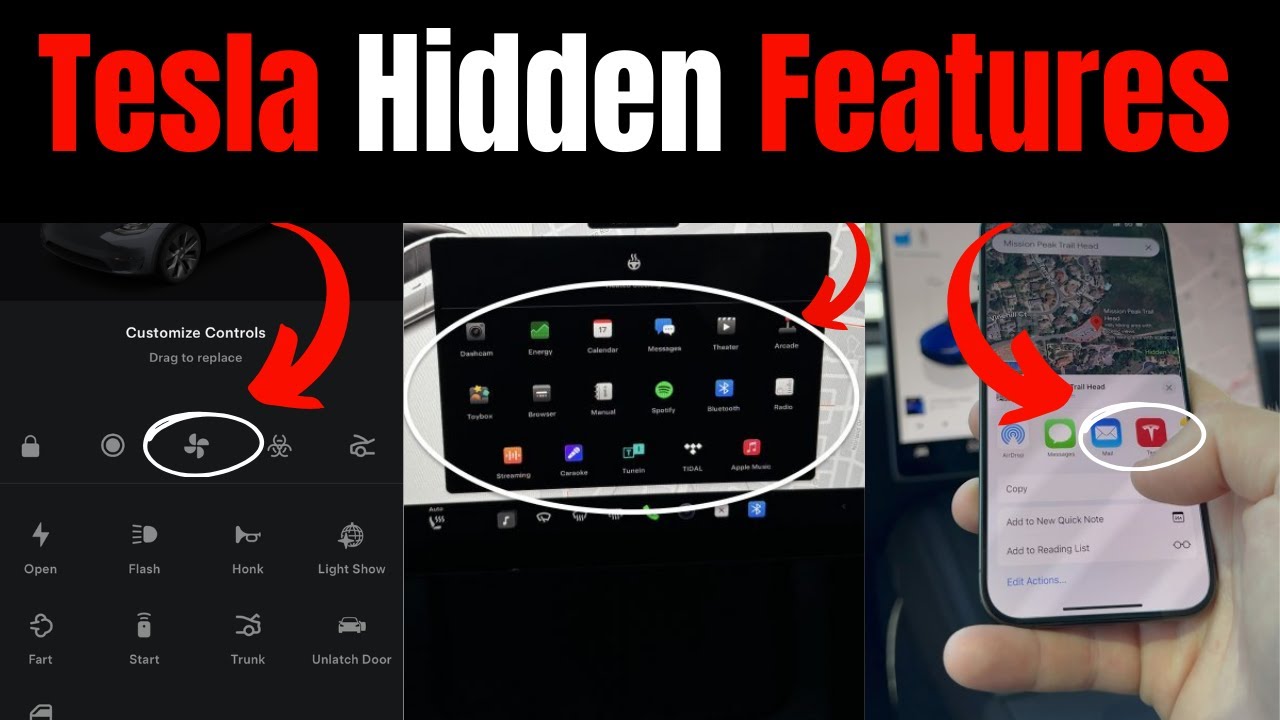 8 Hidden Tesla Features You Need To Know - YouTube