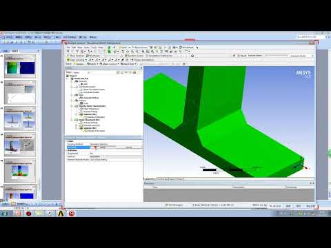ansys workbench fracture welding - YouTube