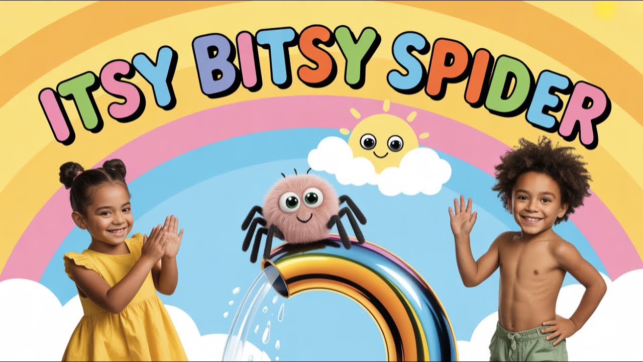 Itsy Bitsy Spider 🕷️ | with Zara & Tariq | Nursery Rhyme for Kids - YouTube