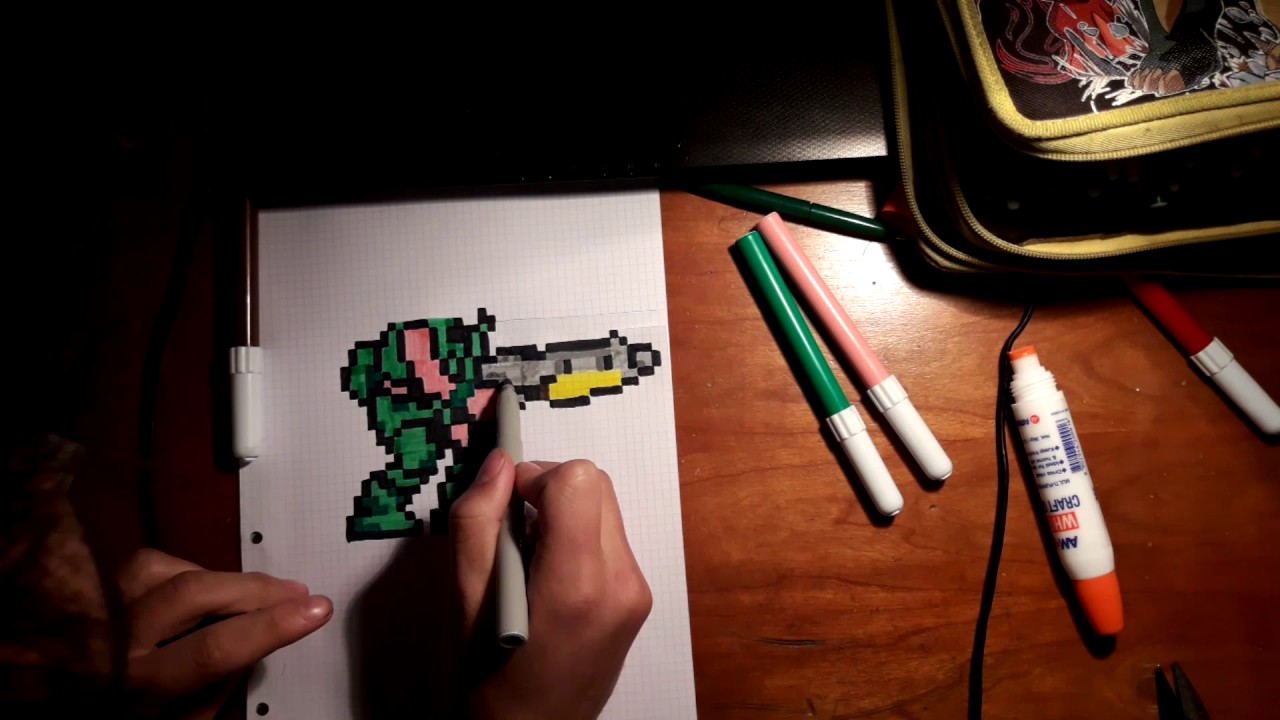 Timelapse #2 PixelArt: Eri by Metal Slug (DADO) - YouTube