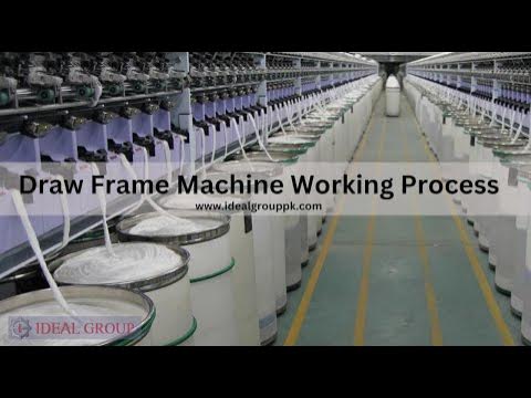 Drawing Automatic Machine|| Draw Frame Process || Textile mill ...