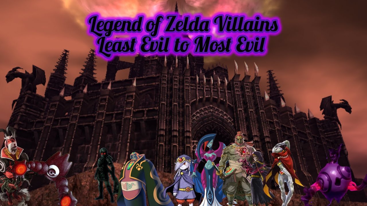 Legend of Zelda Villains Least Evil to Most Evil - YouTube