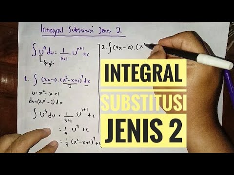 BELAJAR INTEGRAL SUBSTITUSI JENIS KE 2