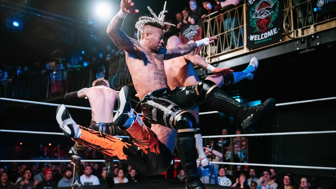 Lio Rush vs Leon Slater vs Danny Black vs Robbie X *MV* - Progress ...